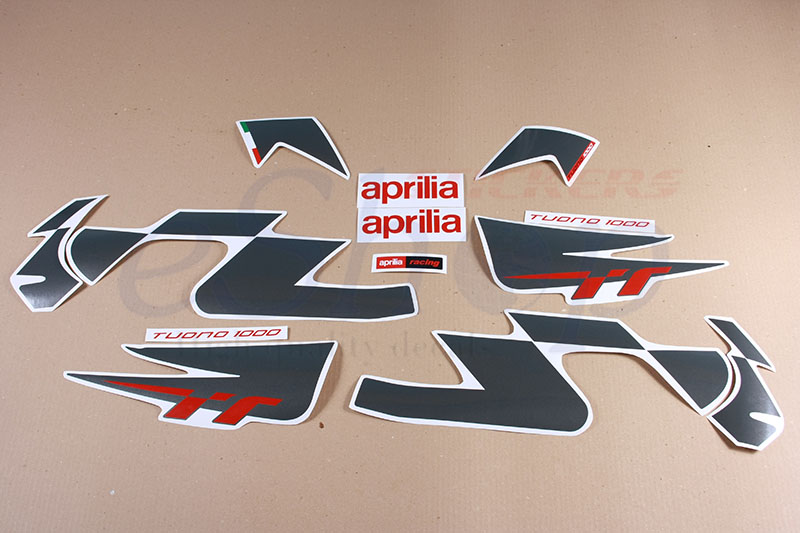 Tuono 1000 2006 Black set | Eshop Stickers