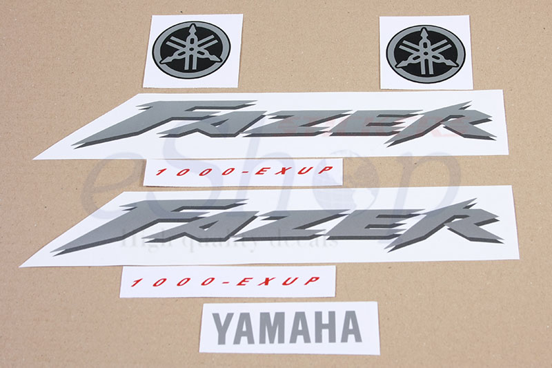 Yamaha FZS 1000 Fazer exup 2004 Graphite set | Eshop Stickers