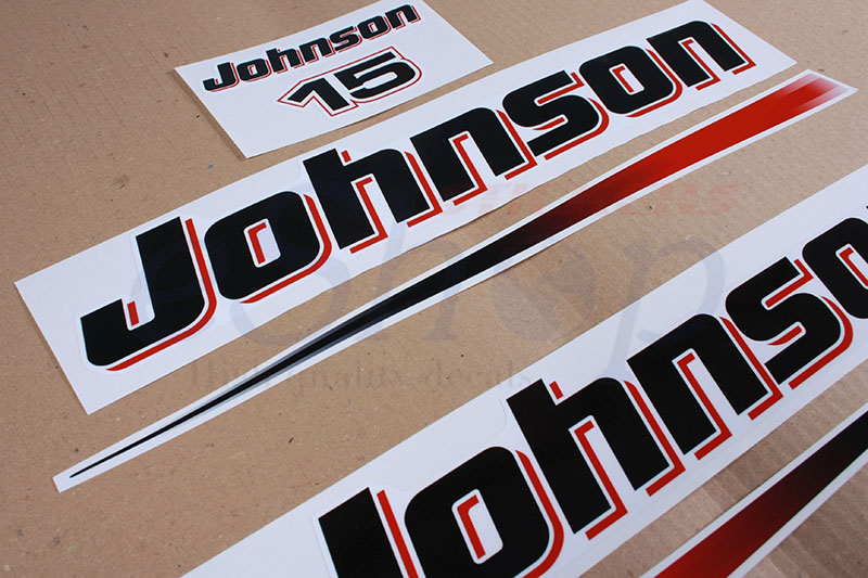 Johnson 15 Hp 2 Stroke 2000 2004 set | Eshop Stickers