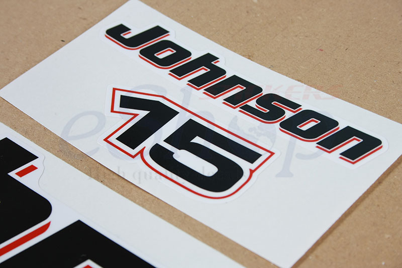 Johnson 15 Hp 2 Stroke 2000 2004 set | Eshop Stickers
