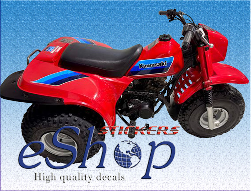 KLT 185 a 1986 1988 Red ATV decals set | Eshop Stickers