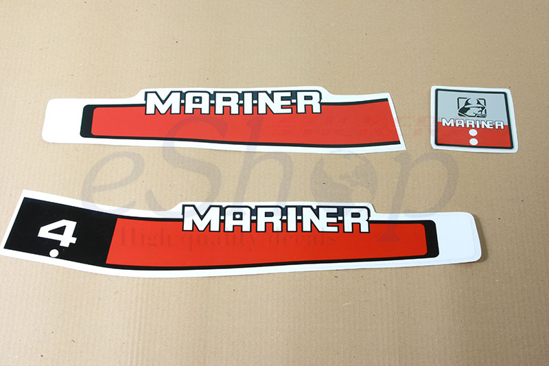 Mariner 4 Hp Two Stroke 1982 1988 set | Eshop Stickers
