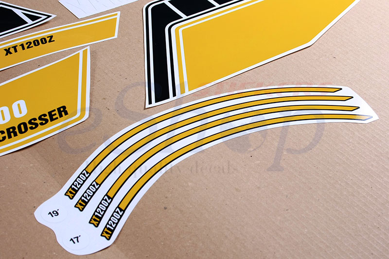 XT 1200Z 2013 2014 Super Tenere World Crosser set #1 | Eshop Stickers
