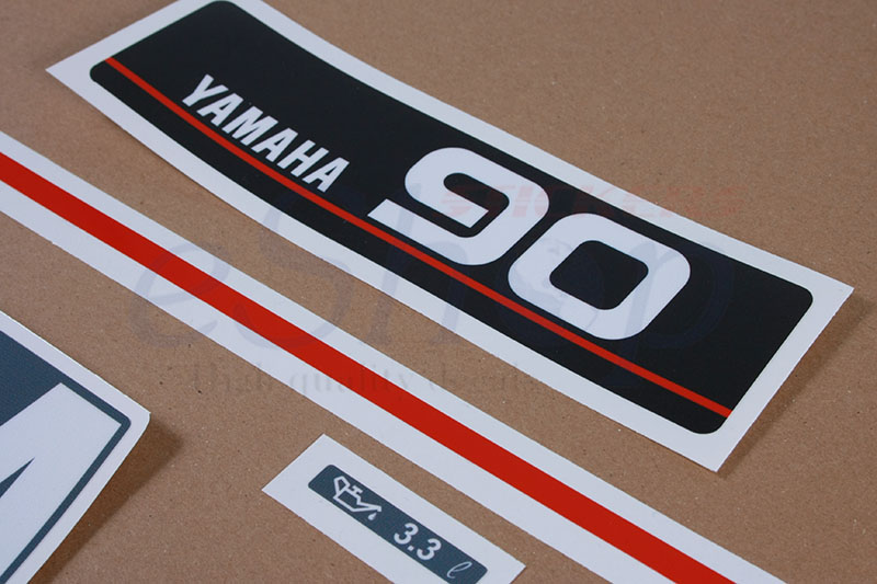 90 Hp 1996 autolube set | Eshop Stickers