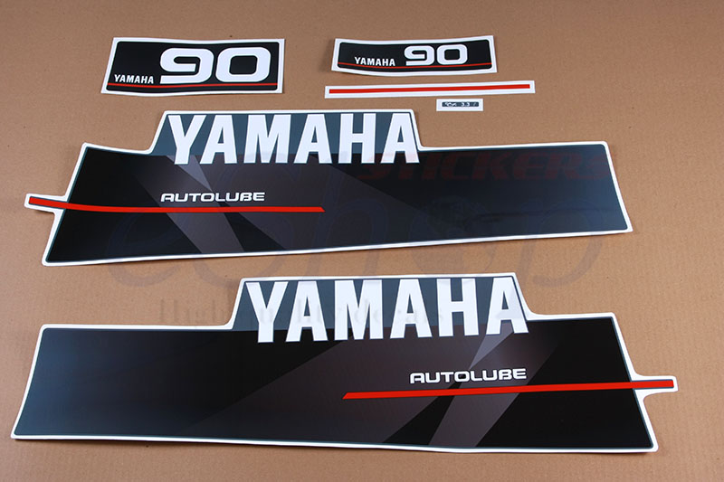 90 Hp 1996 autolube set | Eshop Stickers