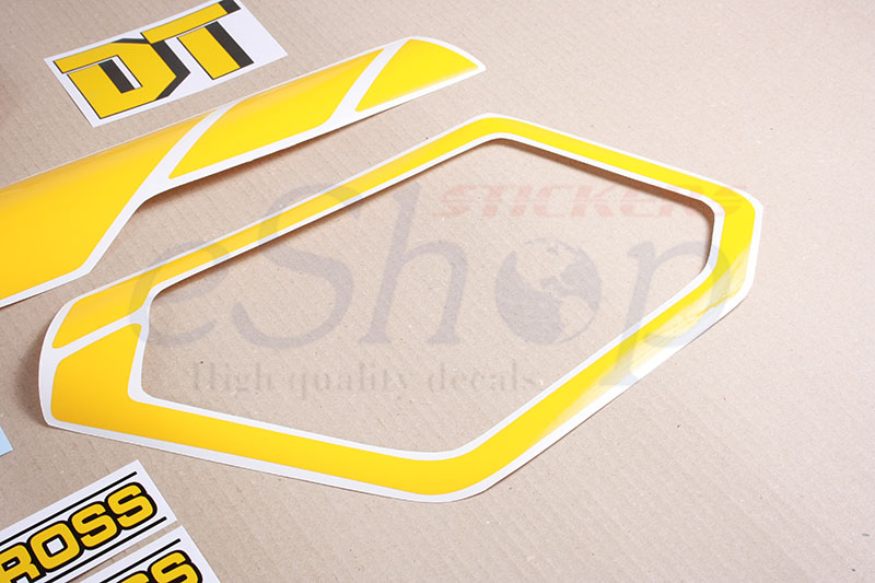 Yamaha DT 200 R 1988 1990 black or blue bike set | Eshop Stickers