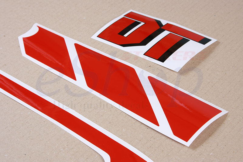 Yamaha DT 200 R 1988 1990 White bike set | Eshop Stickers