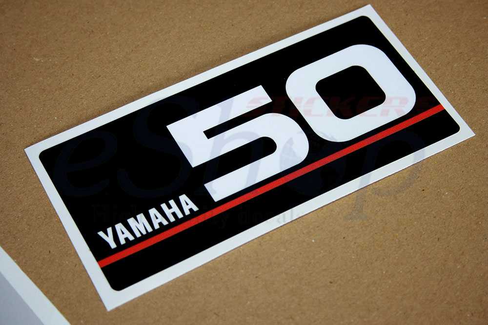 50 Hp two stroke Autolube 1988 1989 decals set | Eshop Stickers